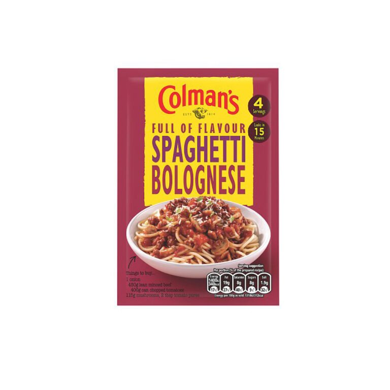 Colman's Spaghetti Bolognese Sauce Mix - Bare Village Butchers & Deli